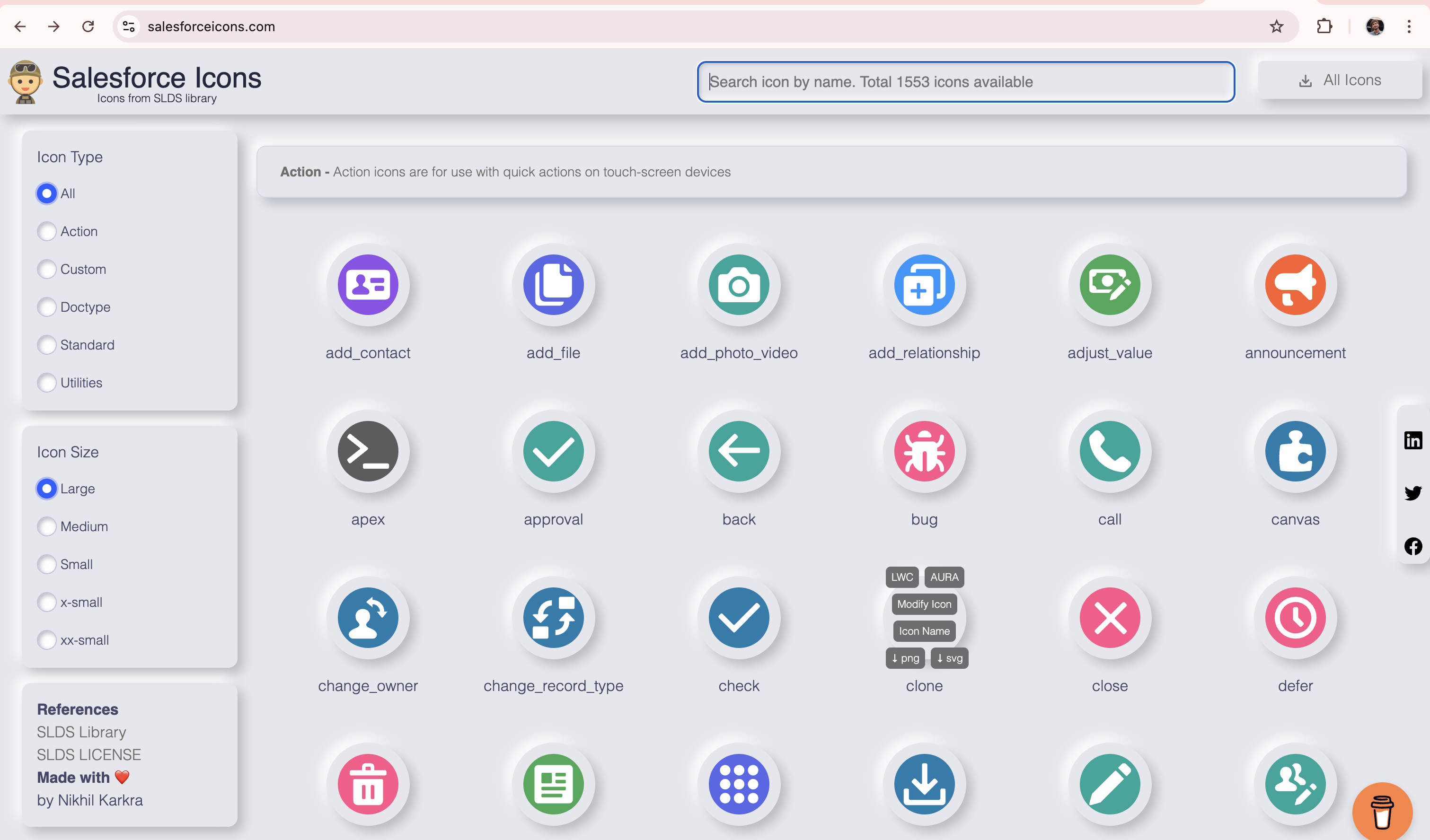 Salesforce Icons